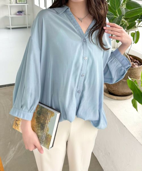 CLEAR BASIC≪WEB先行販売/SS新作≫バックスピンドル裾タック七 CLEAR BASIC≪WEB先行販売/SS新作≫バックスピンドル裾タック七